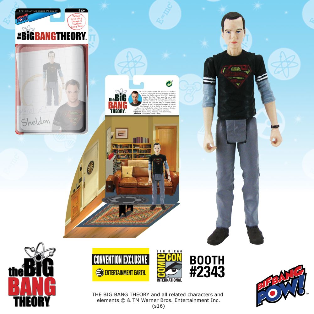 New Sheldon THE BIG BANG THEORY Action Figures Comic-Con Exclusives ...