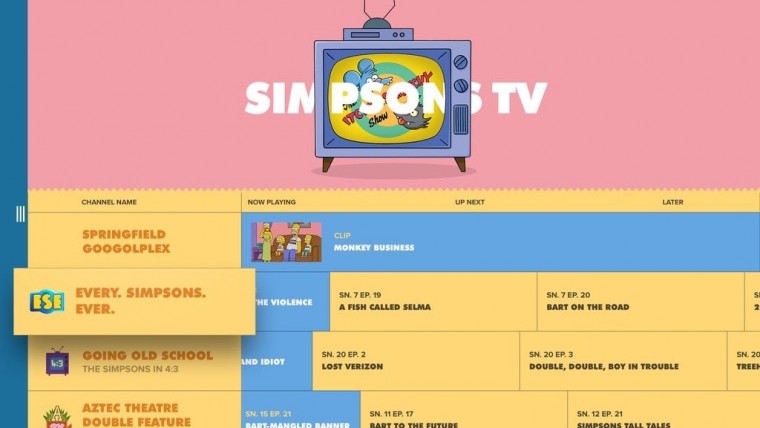 FXNOW For Apple TV Is The First Streaming App To Feature "Simpsons TV ...