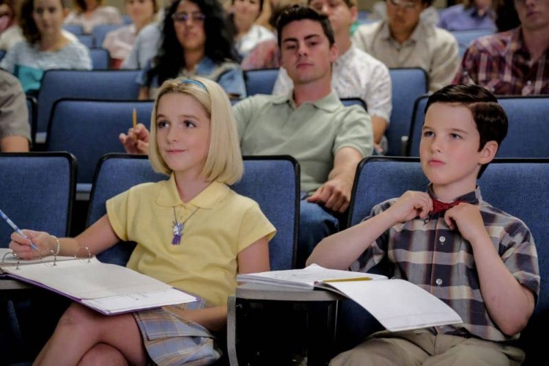 YOUNG SHELDON Season 2 Episode 2 Photos A Rival Prodigy and Sir Isaac ...