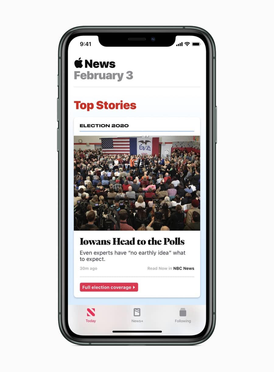 Apple News Launches Special Coverage Of The 2020 Presidential Election ...