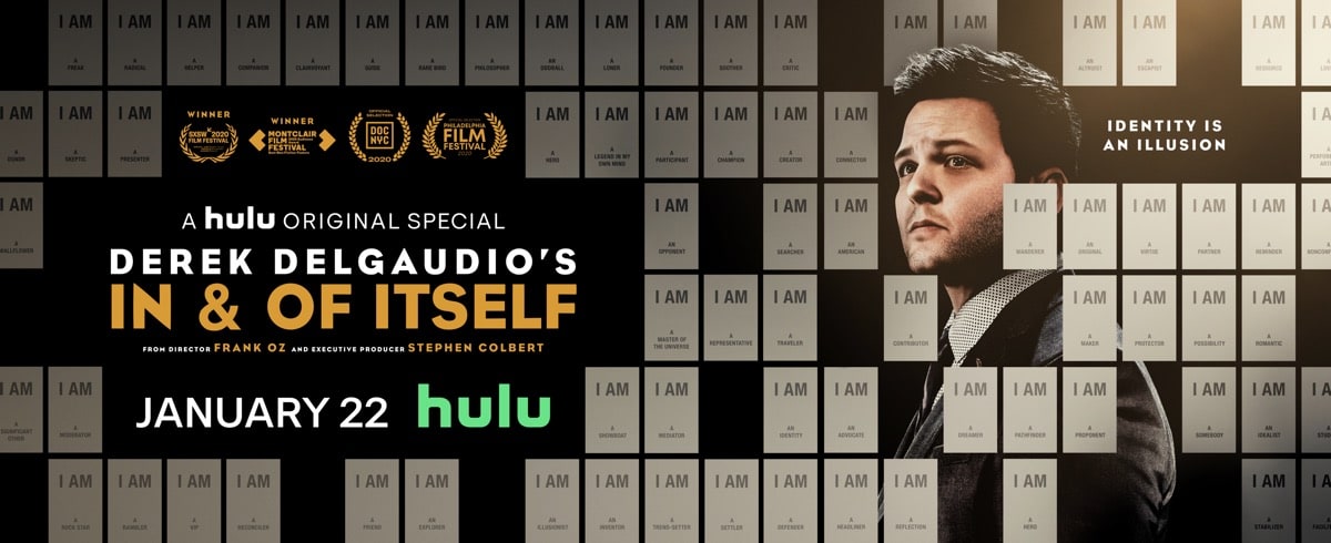 DEREK DELGAUDIO'S IN & OF ITSELF Trailer And Poster Key Art | Seat42F