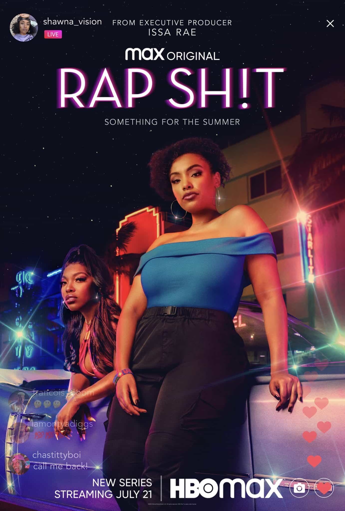 HBO Max Releases Official Trailer And Key Art For RAP SH!T | Seat42F