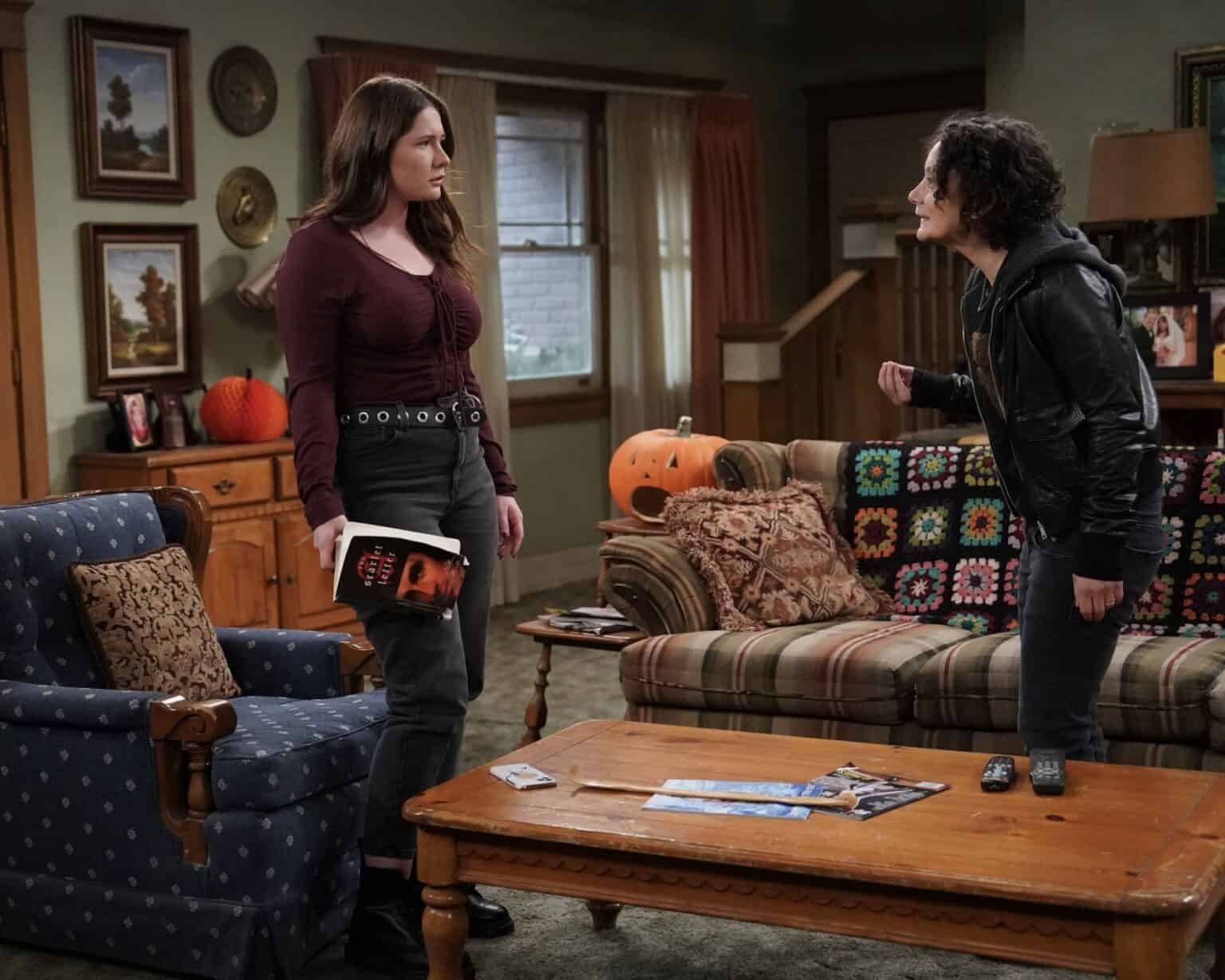 THE CONNERS Season 5 Episode 6 Photos Book Bans And Guillotine Hands ...