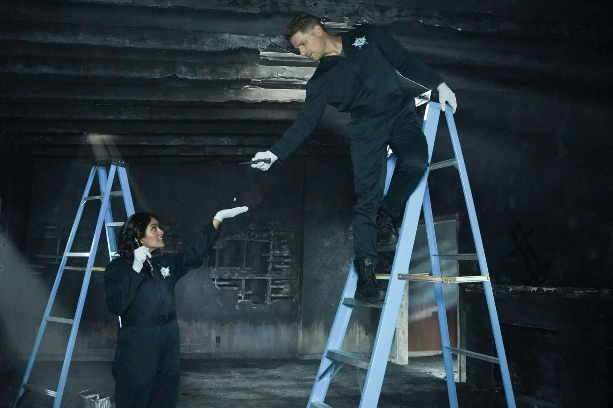 CSI VEGAS Season 2 Episode 7 Photos Burned | Seat42F