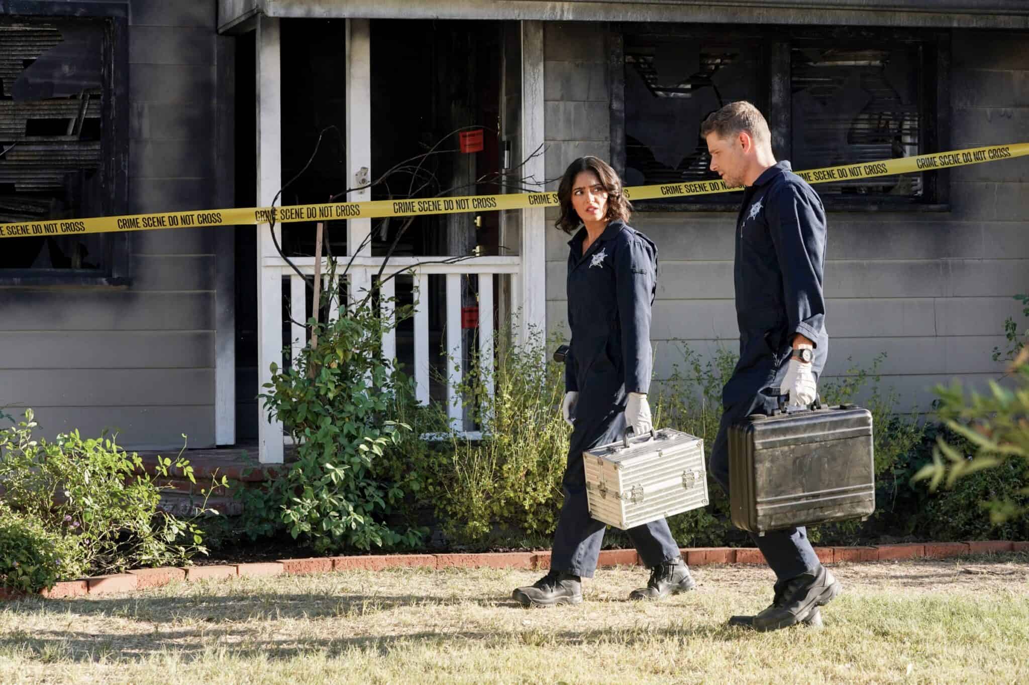 CSI VEGAS Season 2 Episode 7 Photos Burned | Seat42F