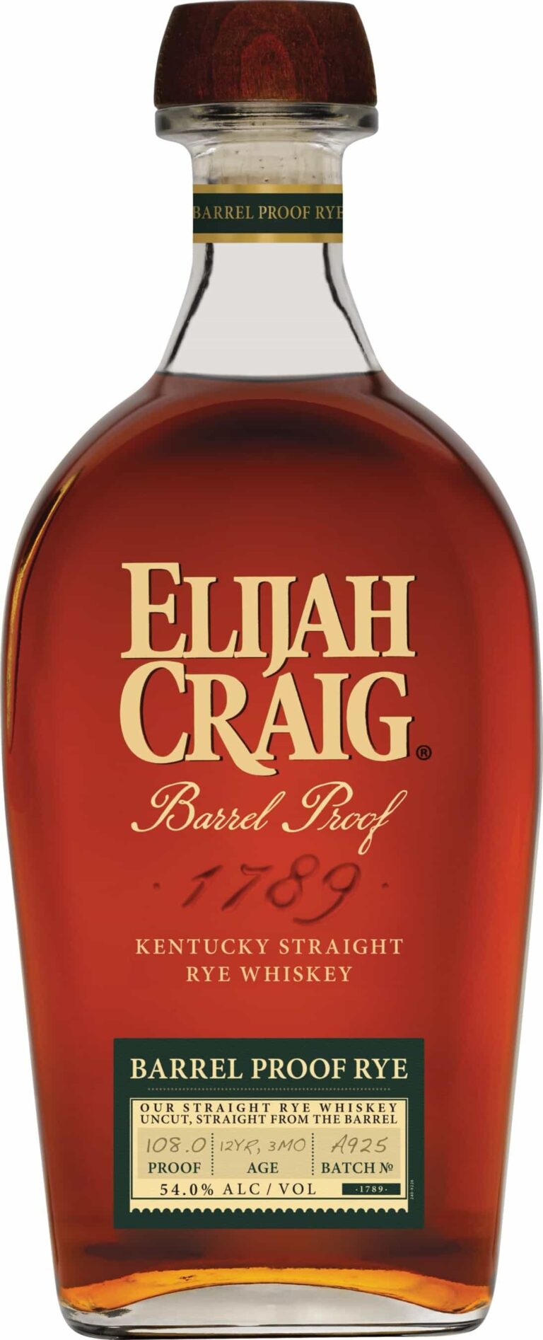 Elijah Craig Launches Its First Ever Barrel Proof Kentucky Straight Rye ...